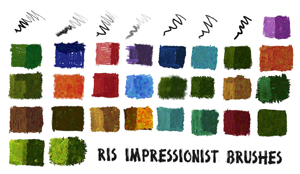 RIS Impressionistic Brushes by raheel963 on DeviantArt