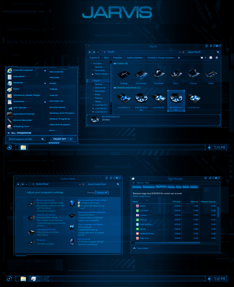 Jarvis - Win8/8.1 by UltimateDesktops on DeviantArt