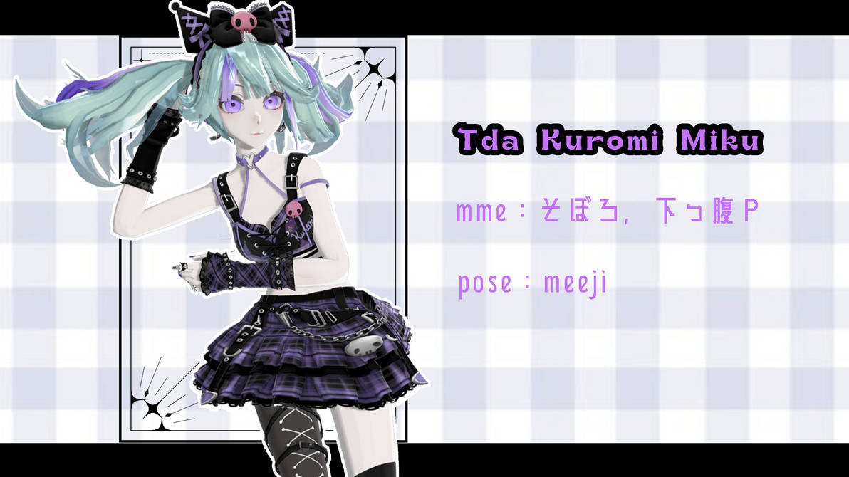 [DL]Tda kuromi miku by SovietKujo on DeviantArt