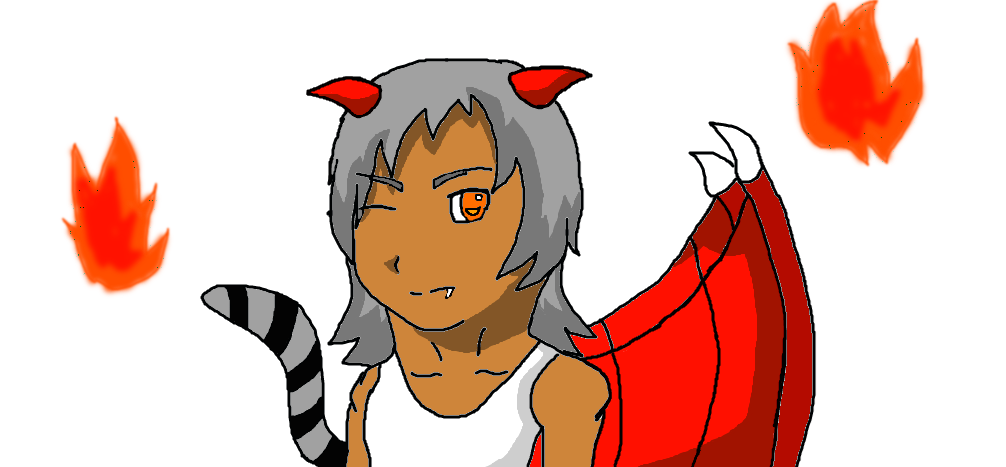 Human!Demon!King Julien by goldenthebat on DeviantArt