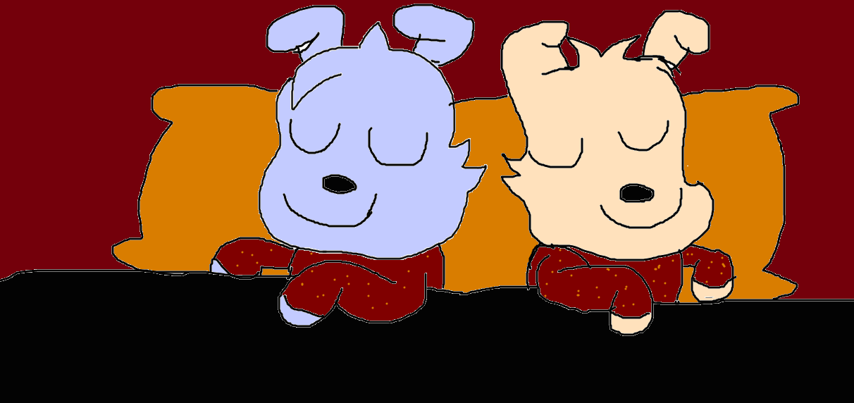 Abigail and Azabel Slepping. by MsallieDog2 on DeviantArt