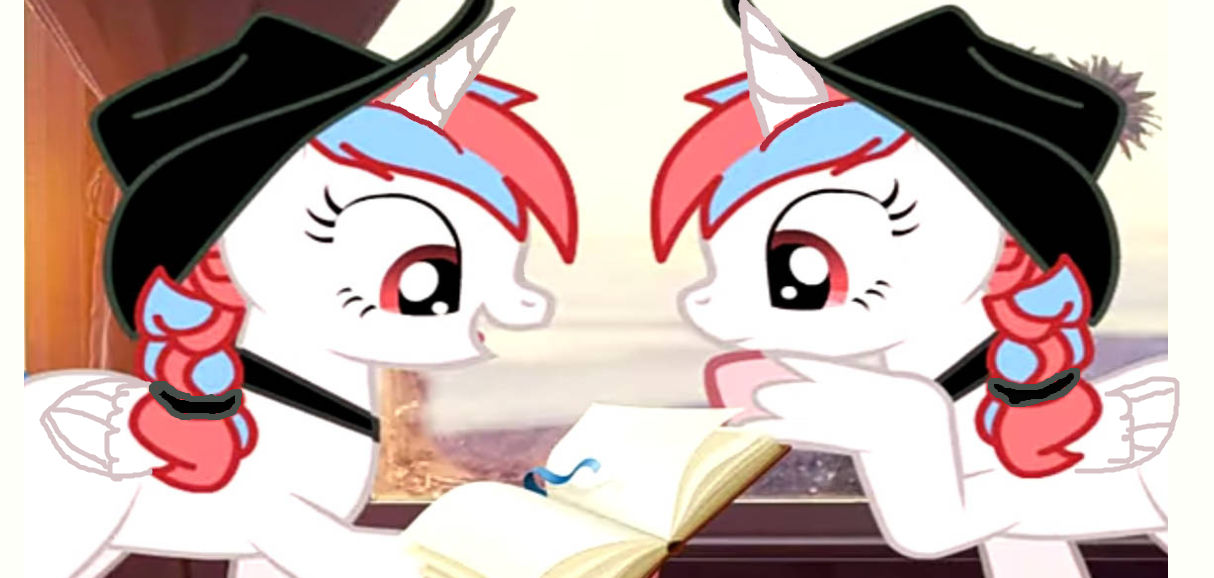 Taffy and Tofia Reading The Book. by MsallieDog2 on DeviantArt