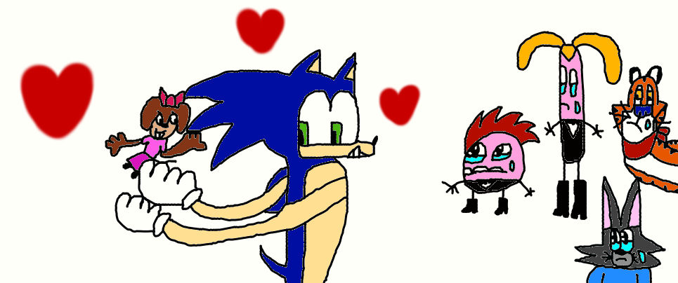 Sonic and Little Girl Mouse in Love by sonicdog9 on DeviantArt