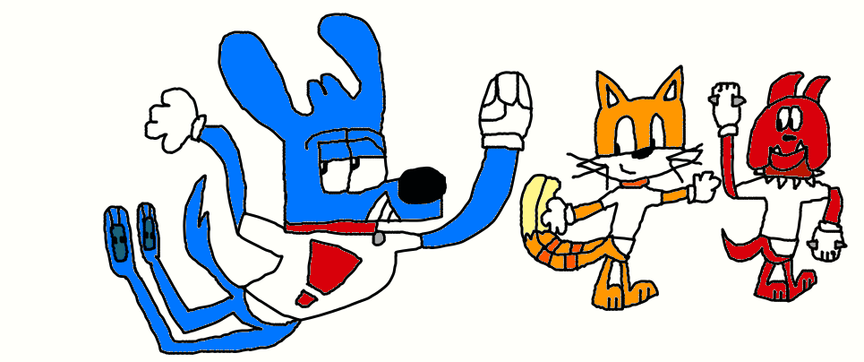 Speedy Blue Dog and Friends by sonicdog9 on DeviantArt