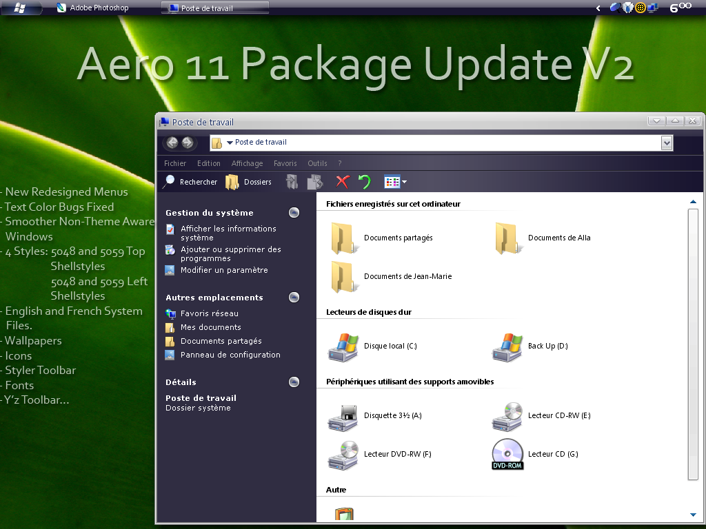 Aero 11 Package V2 update by jemaho on DeviantArt