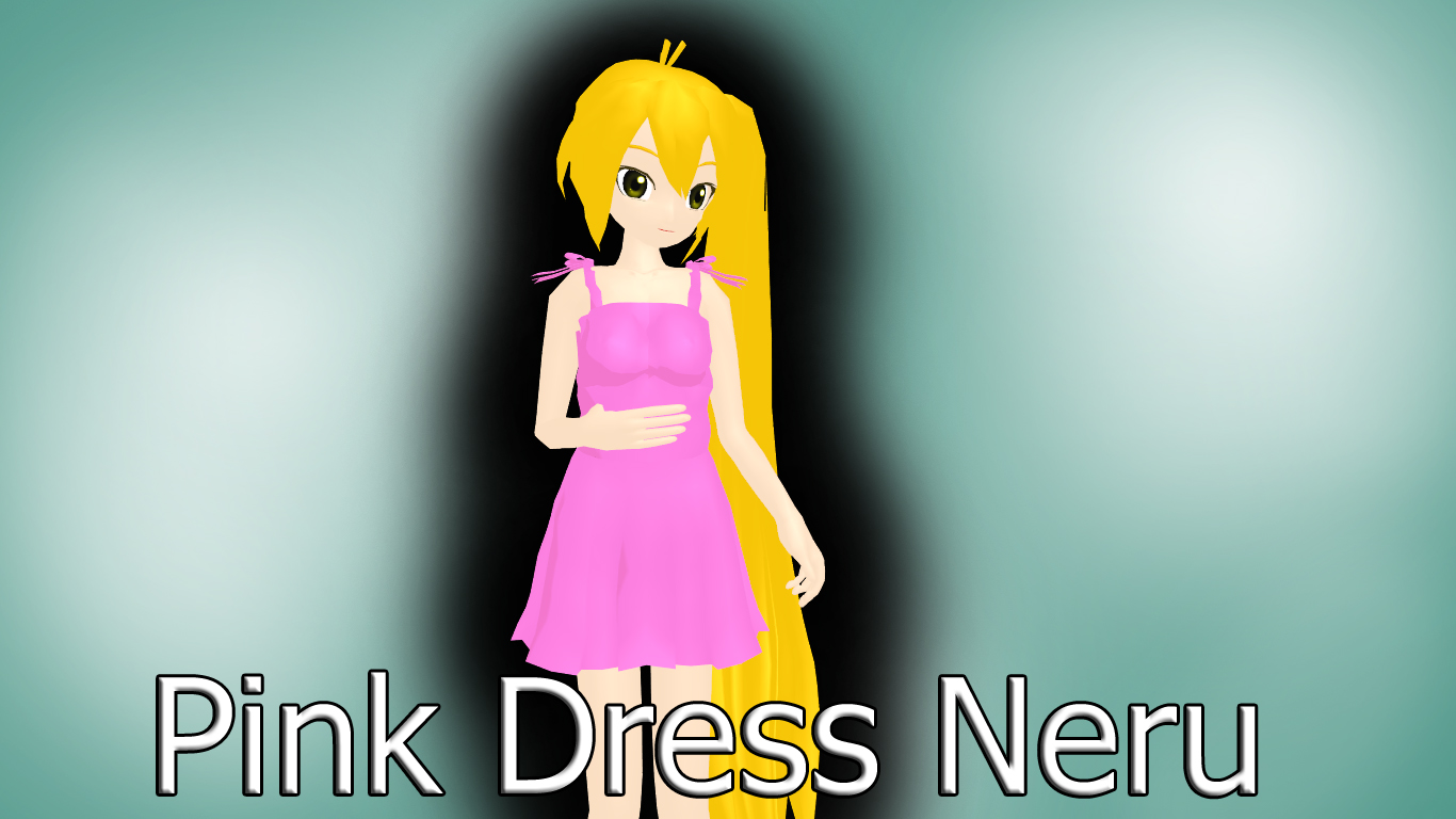 MMD Pink Dress Neru Download by MissingPixieSticks on DeviantArt