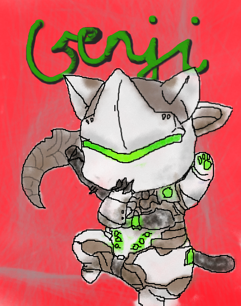 Genji (OW) by septicfoxy1 on DeviantArt
