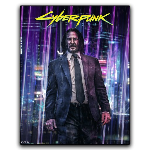 Cyberpunk 2077 Folder Icon (Keanu ver.) by Maxi94-Cba on DeviantArt