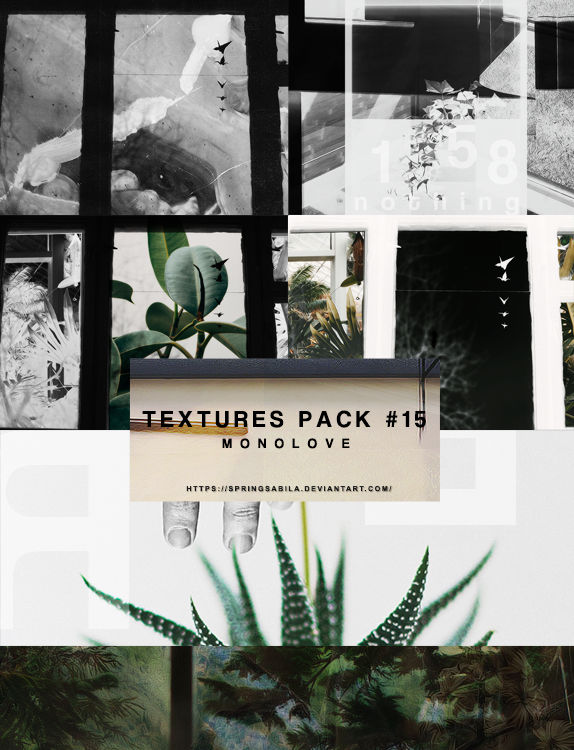 Textures Pack #15 - Monolove by SpringSabila on DeviantArt