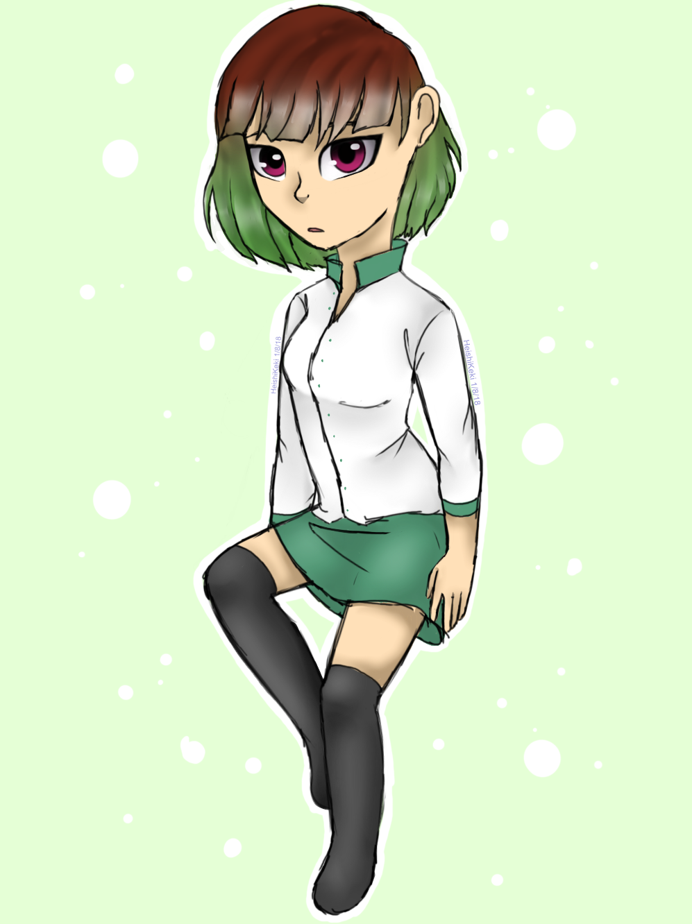 Random girl by heishikeki on DeviantArt