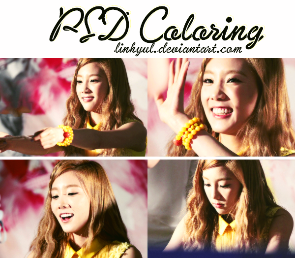 PSD Coloring Taeyeon by LinhYul on DeviantArt
