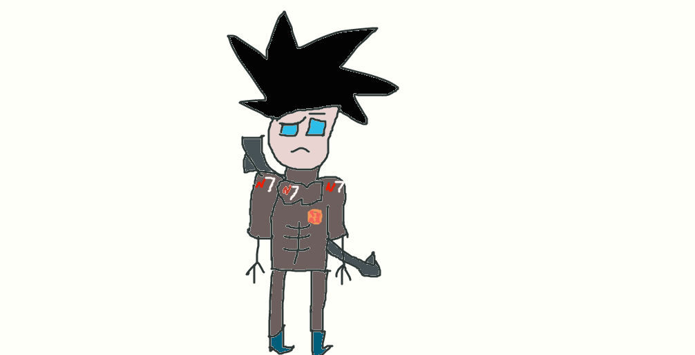 Commander Goku Invader Zim style by Marine1336 on DeviantArt