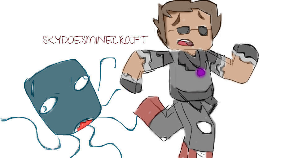 SkyDoesMinecraft Fanart by SketchyCanadian on DeviantArt