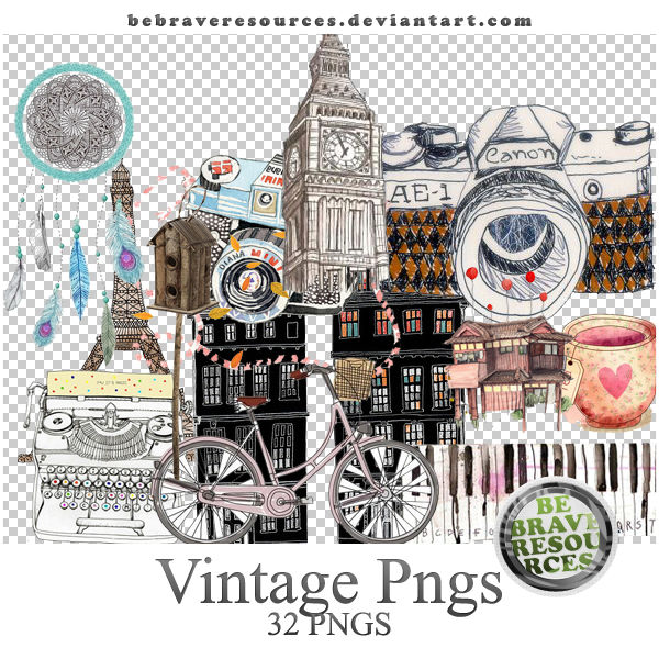 Vintage Pngs by BeBraveResources on DeviantArt