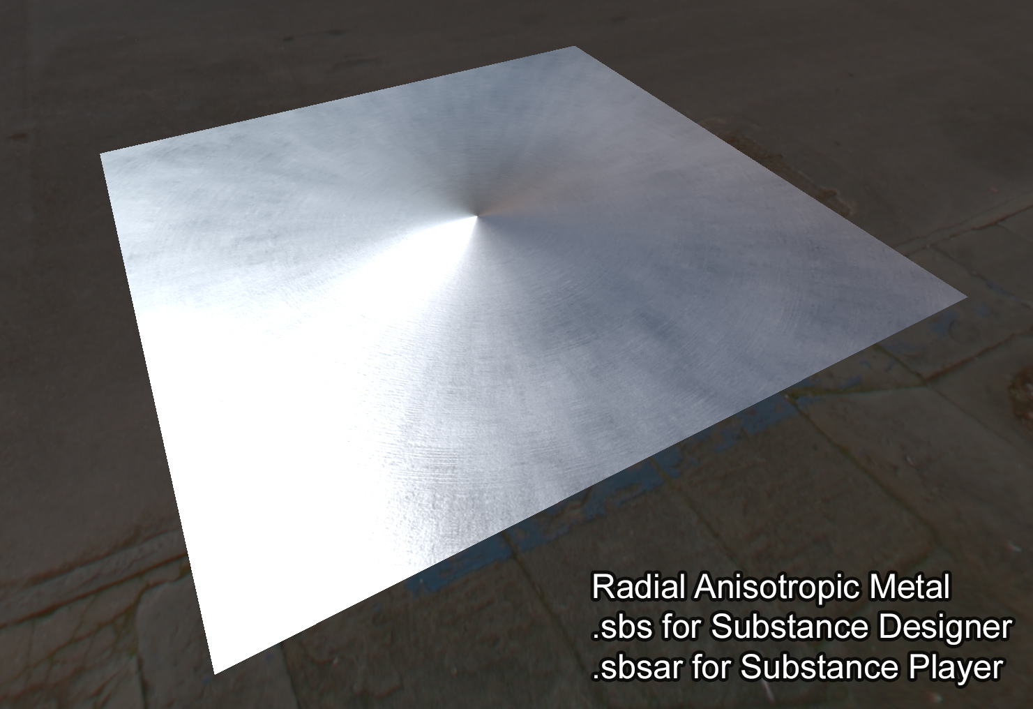 Substance Designer: Radial Anisotropic Metal by Tinnenmannetje on ...