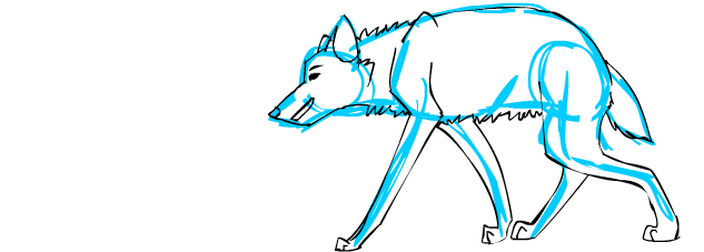 hyena walk cycle WIP 2 by ireniccircle on DeviantArt