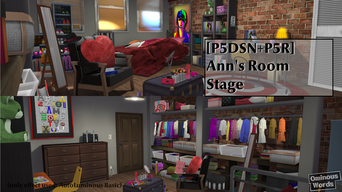 [MMD DL] Persona5 DSN + Persona5 Royal: Ann's Room by ominous-words on ...