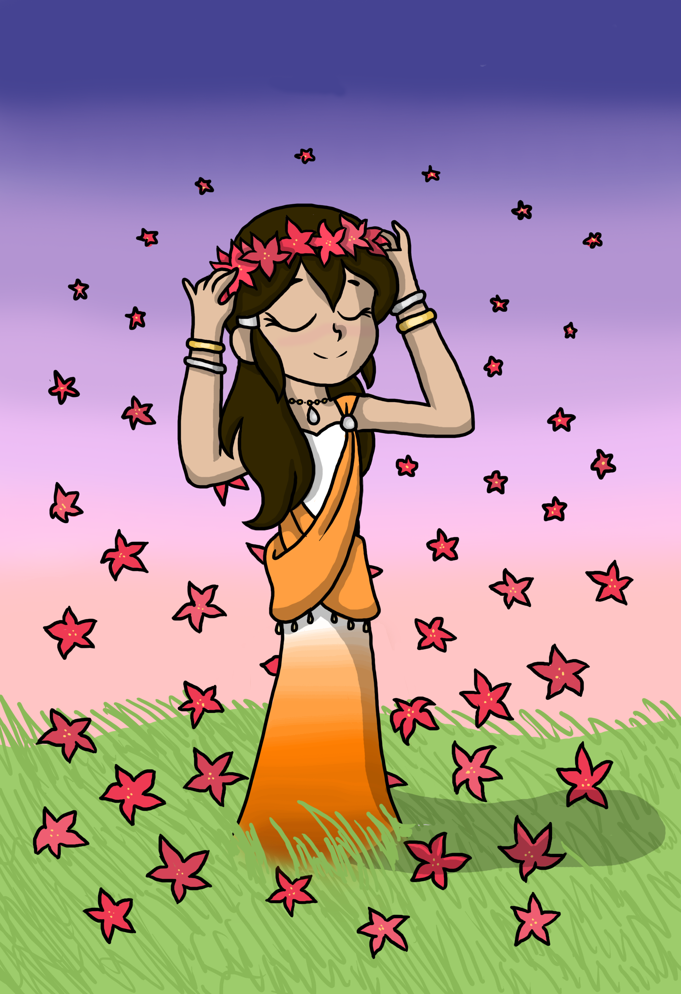 Fire Lilies by doodlemuze on DeviantArt