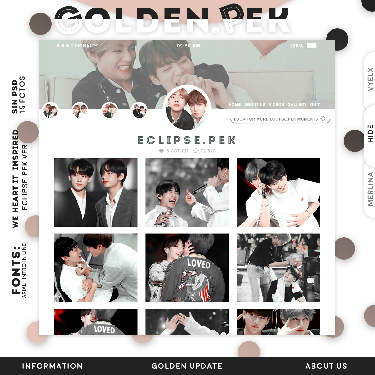 Template FOUR By Goldenpek by goldenpek on DeviantArt