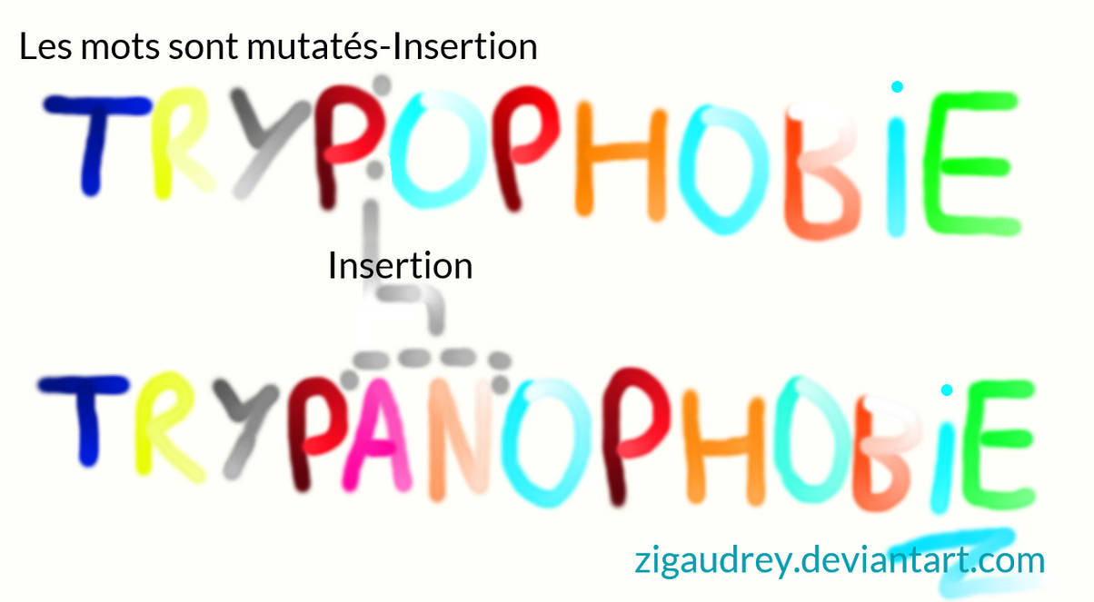 Words get Mutated-Insertion by zigaudrey on DeviantArt