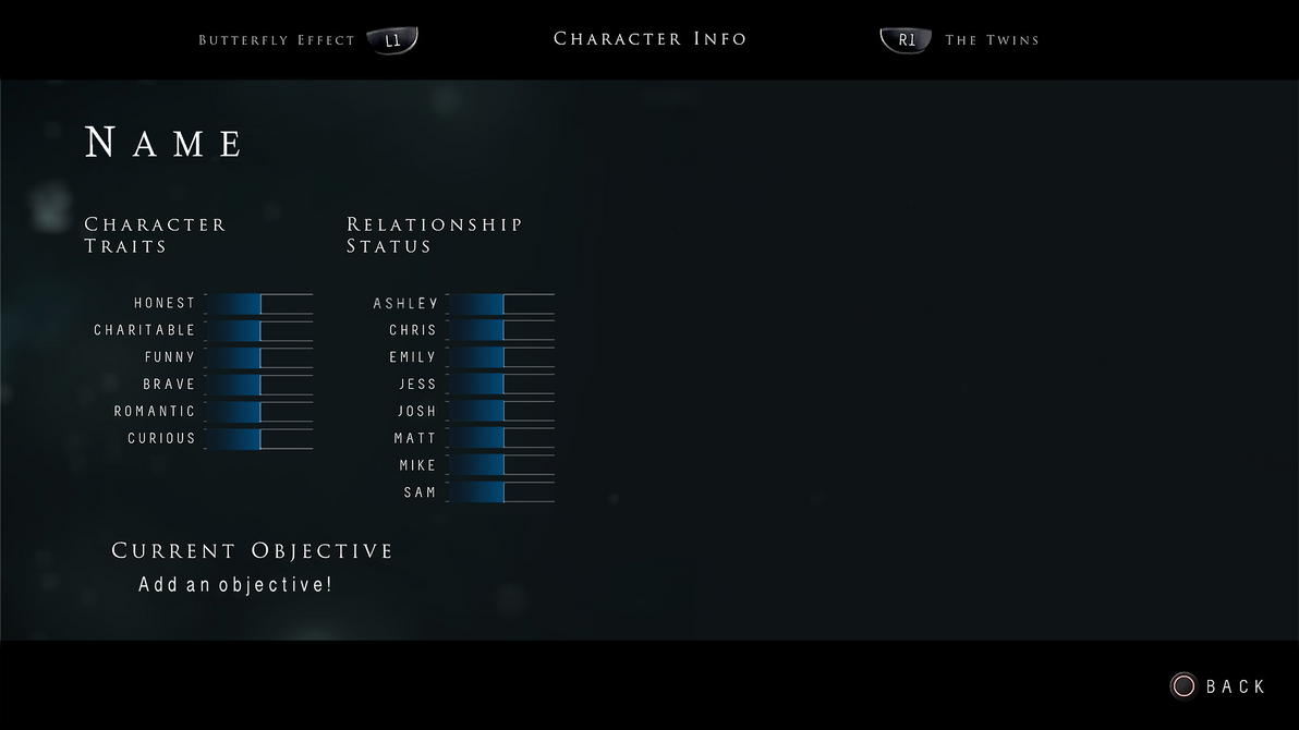 Until Dawn Character Template By Nefepants On Deviantart