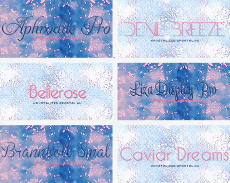 font pack: 01# by itskrystalized on DeviantArt