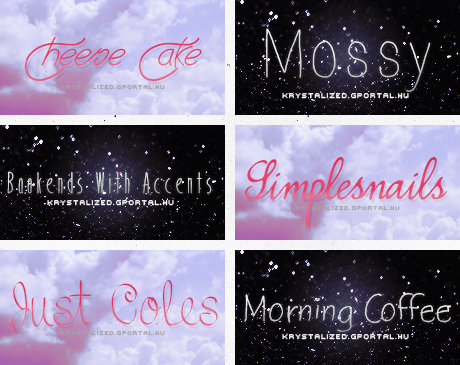 font pack: 07# by itskrystalized on DeviantArt