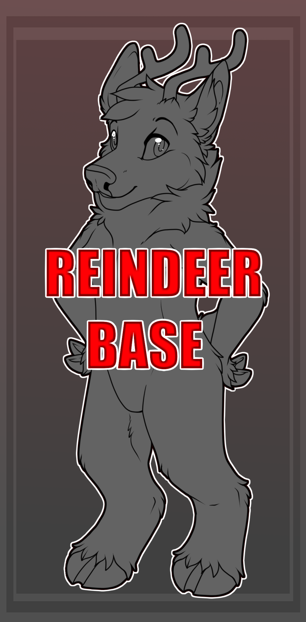 Reindeer Base by zZValkyrie-Zz on DeviantArt