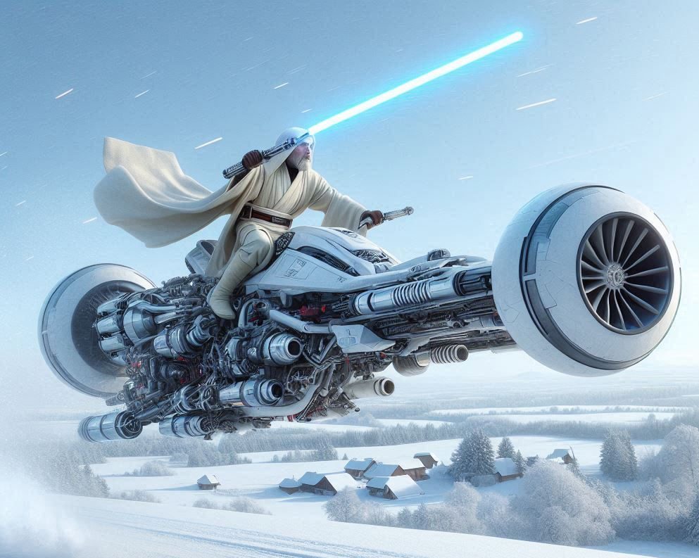 Jedi Snow-Speeder Bike by mnjedi on DeviantArt