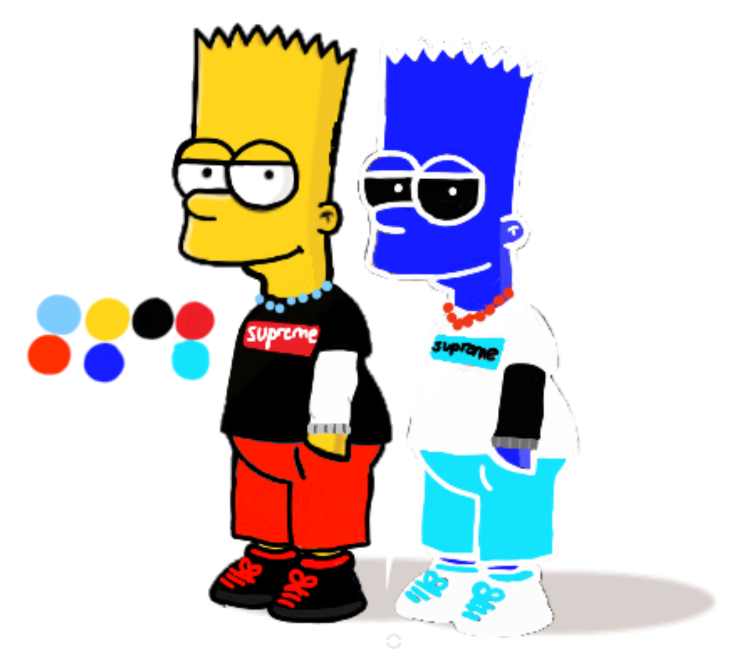 Inverted drip simson by iloveartests on DeviantArt