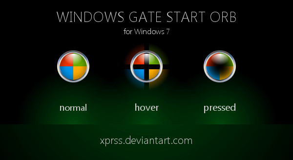 windows gate Start orb - for Windows 7 by XprSS on DeviantArt