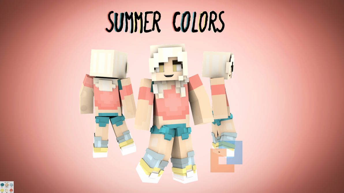 Summer Colors - Minecraft Skin Download by portalmaster298 on DeviantArt