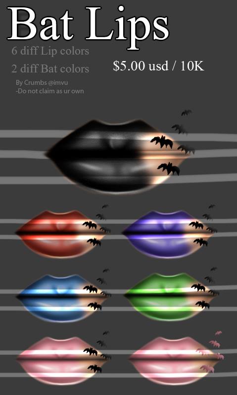 Bat Lips by CrumbCakesz on DeviantArt