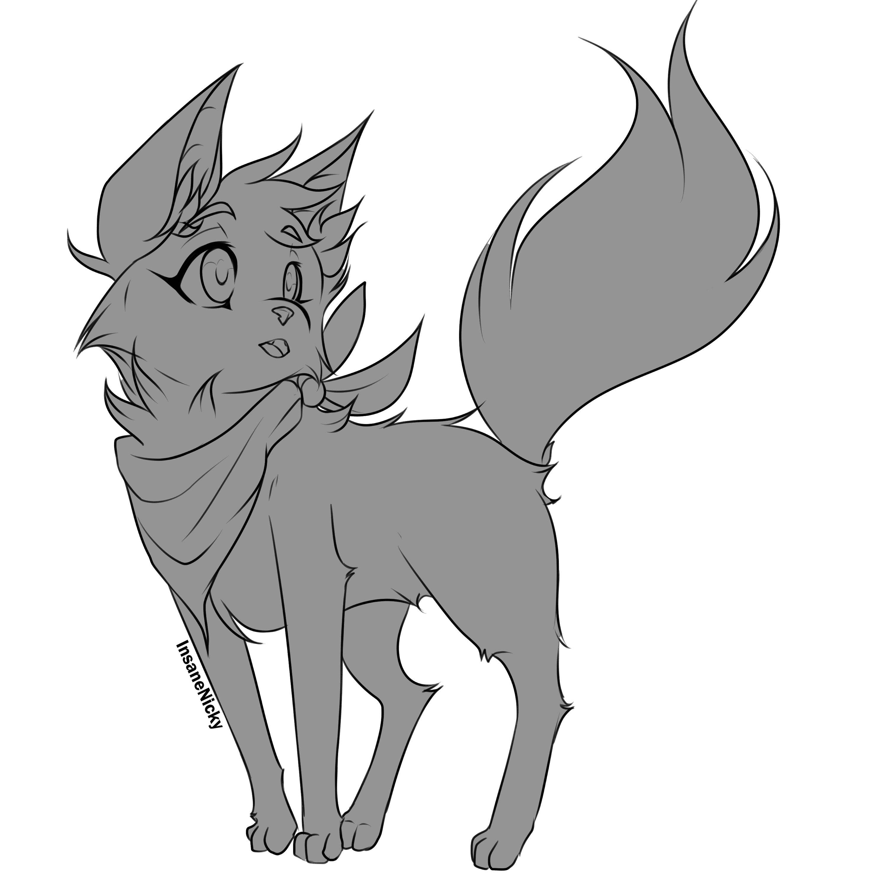 Kitty Base [FREE TO USE] by InsaneNicky on DeviantArt