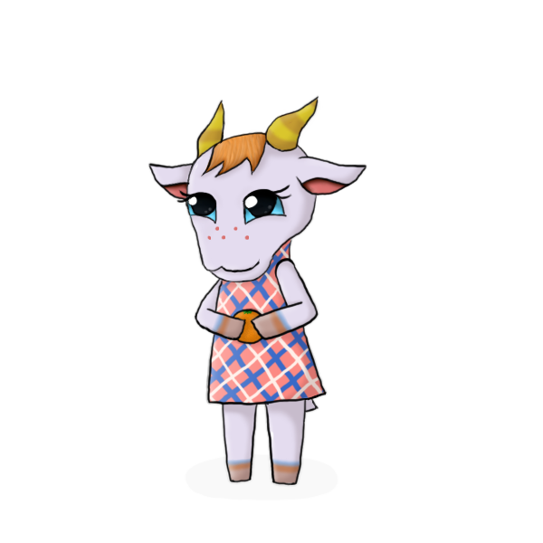 Animal Crossing New Leaf .:Chevre:. Art Trade by kittysum on DeviantArt