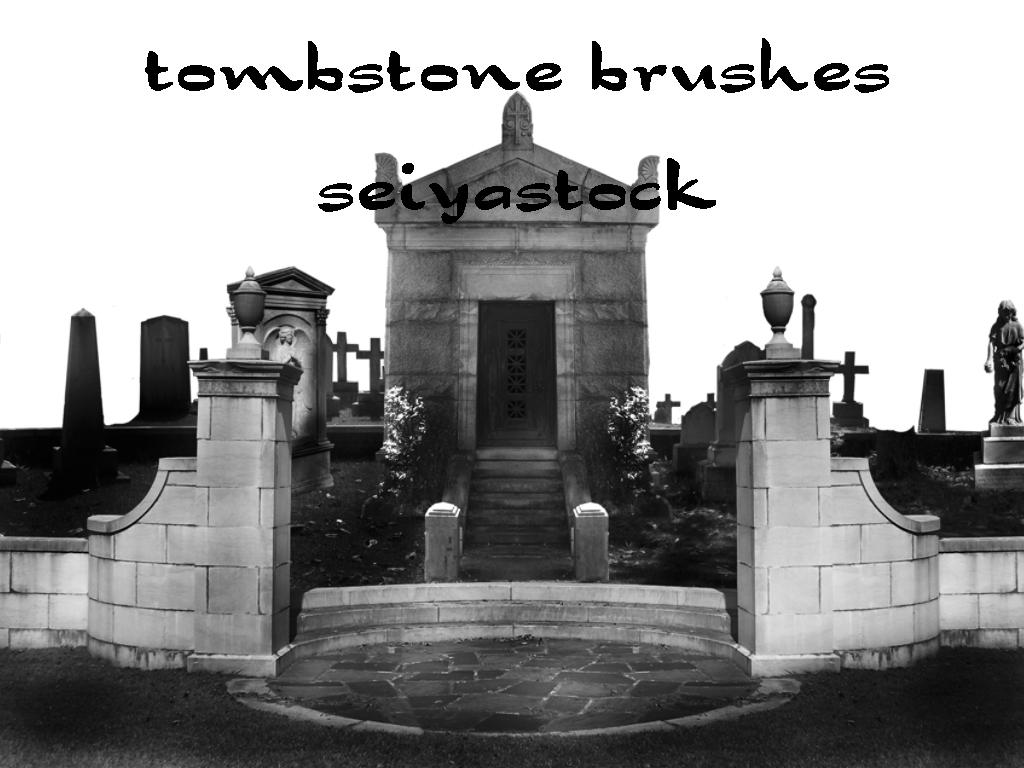 Tombstone Photoshop Brushes by seiyastock on DeviantArt