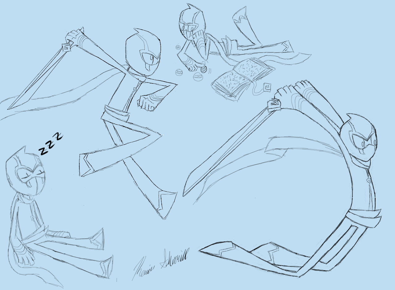 Ninja Doodles Ninja Sword by kailenmara on DeviantArt