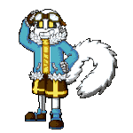 Crystal! Sans Battle Sprite (black white) by zahrart17 on DeviantArt