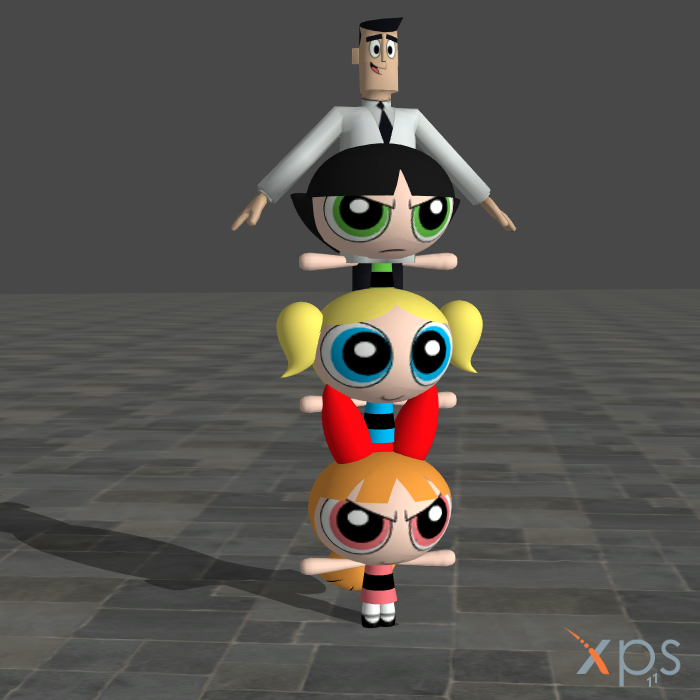 The Powerpuff Girls Pack Model Xps by pankanellos on DeviantArt