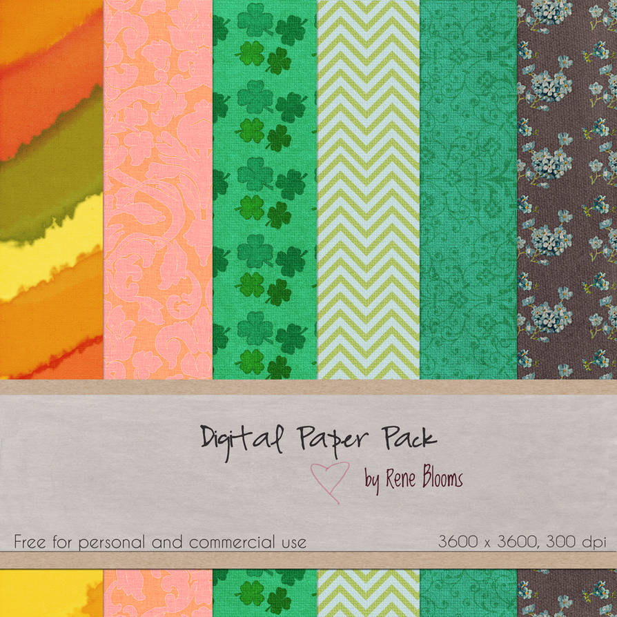 FREE Digital Paper Pack by SunnyFunLane on DeviantArt