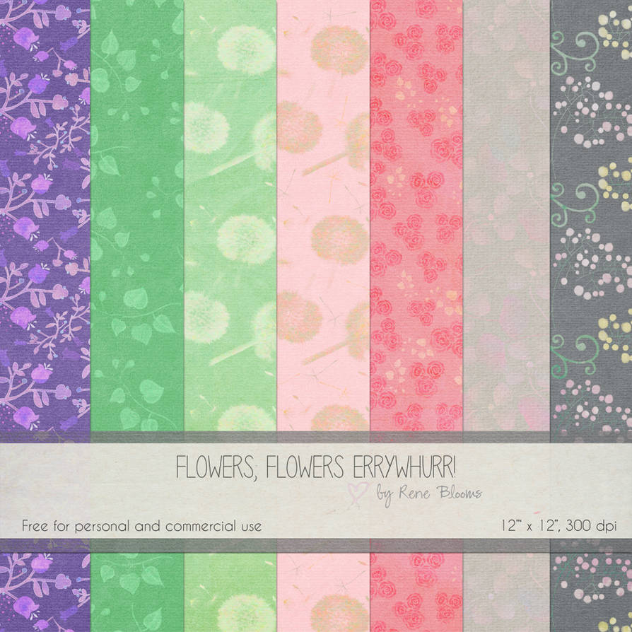 FREE Digital Paper Pack by SunnyFunLane on DeviantArt
