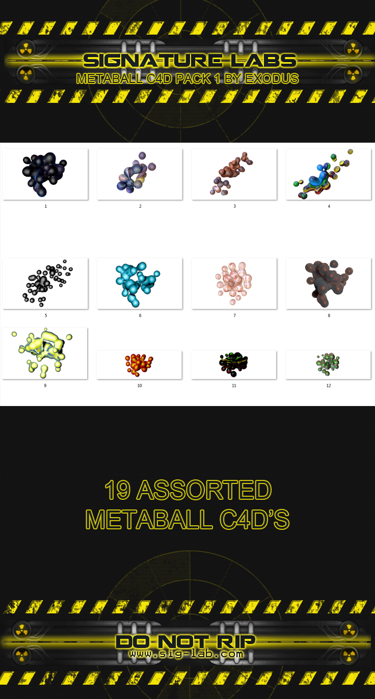Metaball c4d pack 1 by Exodus by Beastbomb on DeviantArt