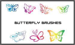 Butterfly Brushes by butnotquite on DeviantArt