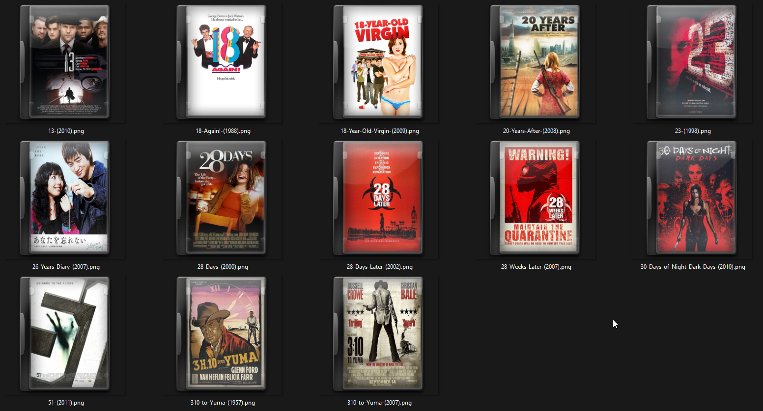 Movie Icon Set 0002 by TechnomageIndustries on DeviantArt