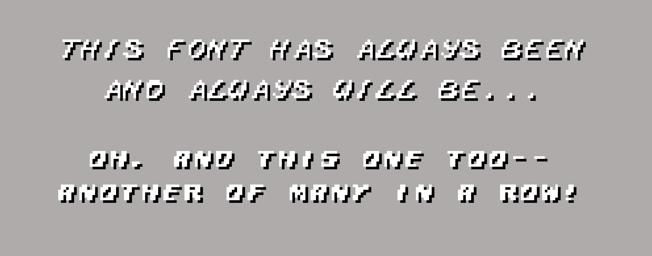 Classic MK Font Pack - Game Boy Edition by tabmok99 on DeviantArt