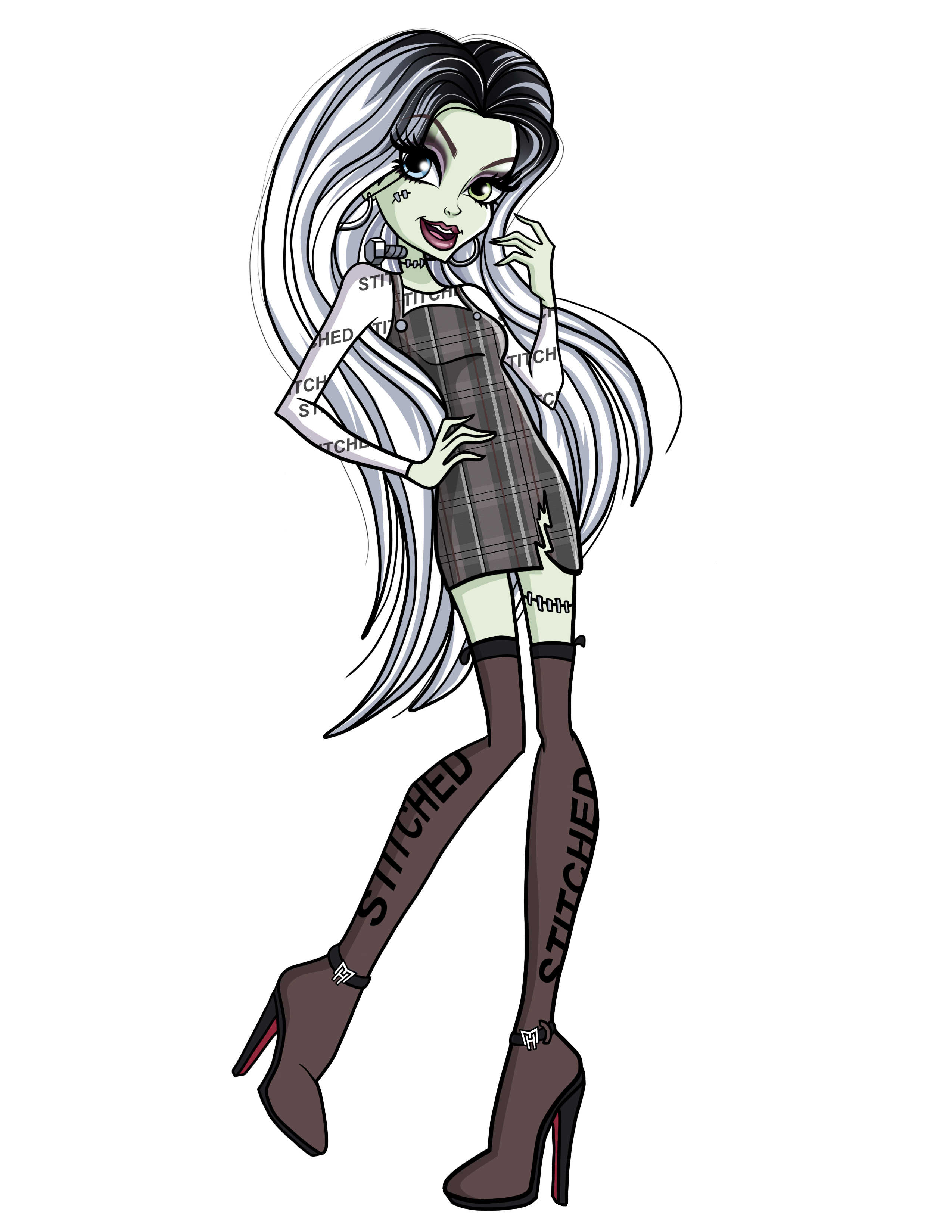 Frankie Stein Reboot Fanart by lamodga35 on DeviantArt