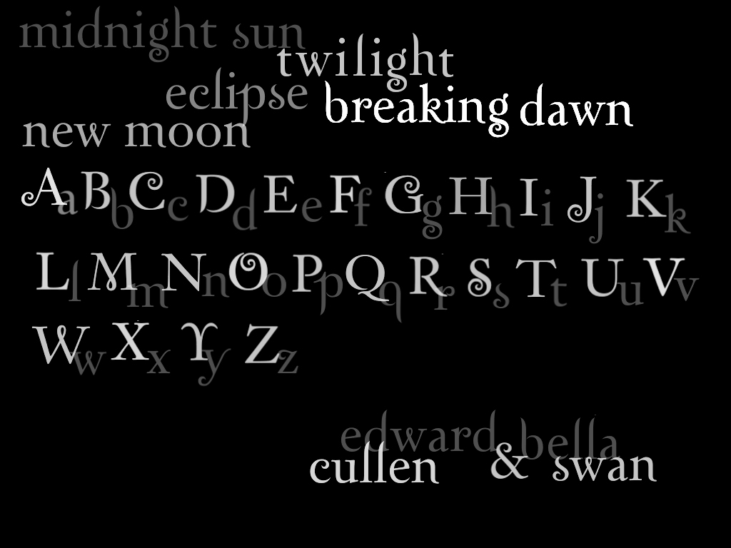 Twilight Font Brushes by laceface1011 on DeviantArt