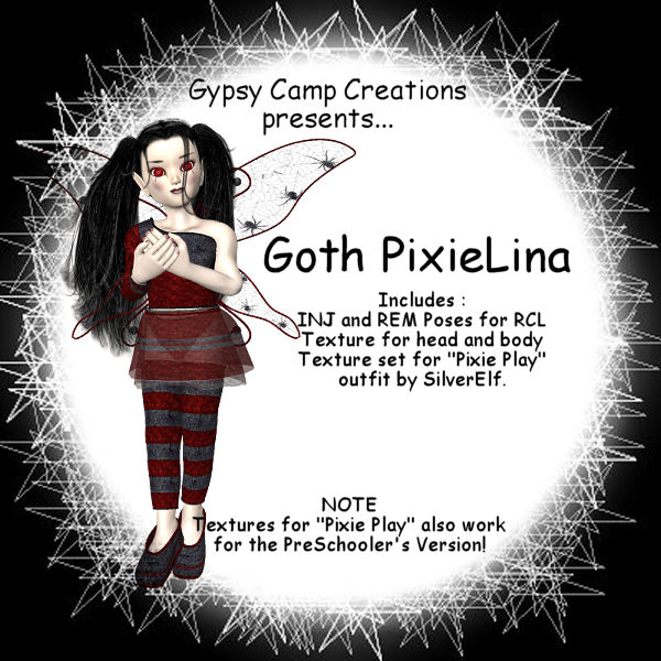 Goth Pixie Lina by GypsySprite on DeviantArt