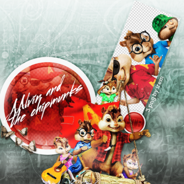 PNG Pack (92) Alvin and the Chipmunks by IremAkbas on DeviantArt