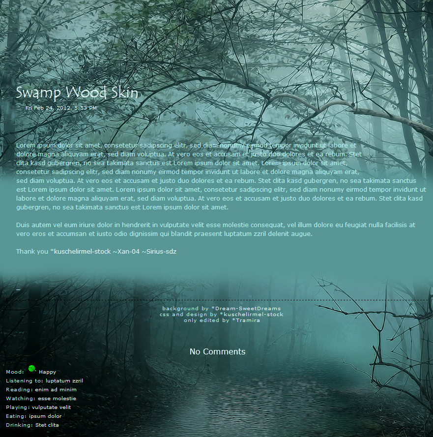Swamp Wood Skin by Tramira on DeviantArt